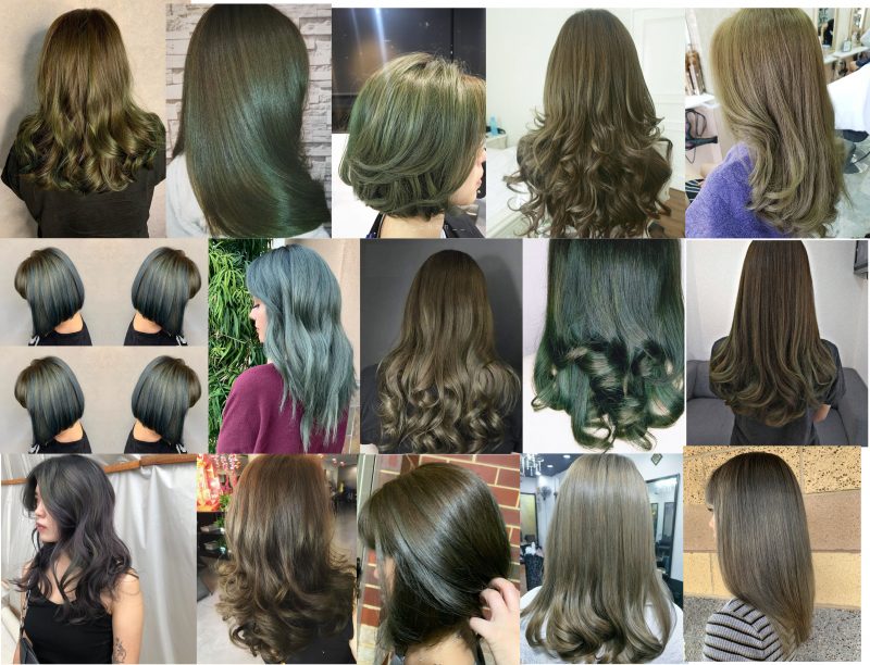 Ash Green Hair Inspirations | Hera Hair Beauty