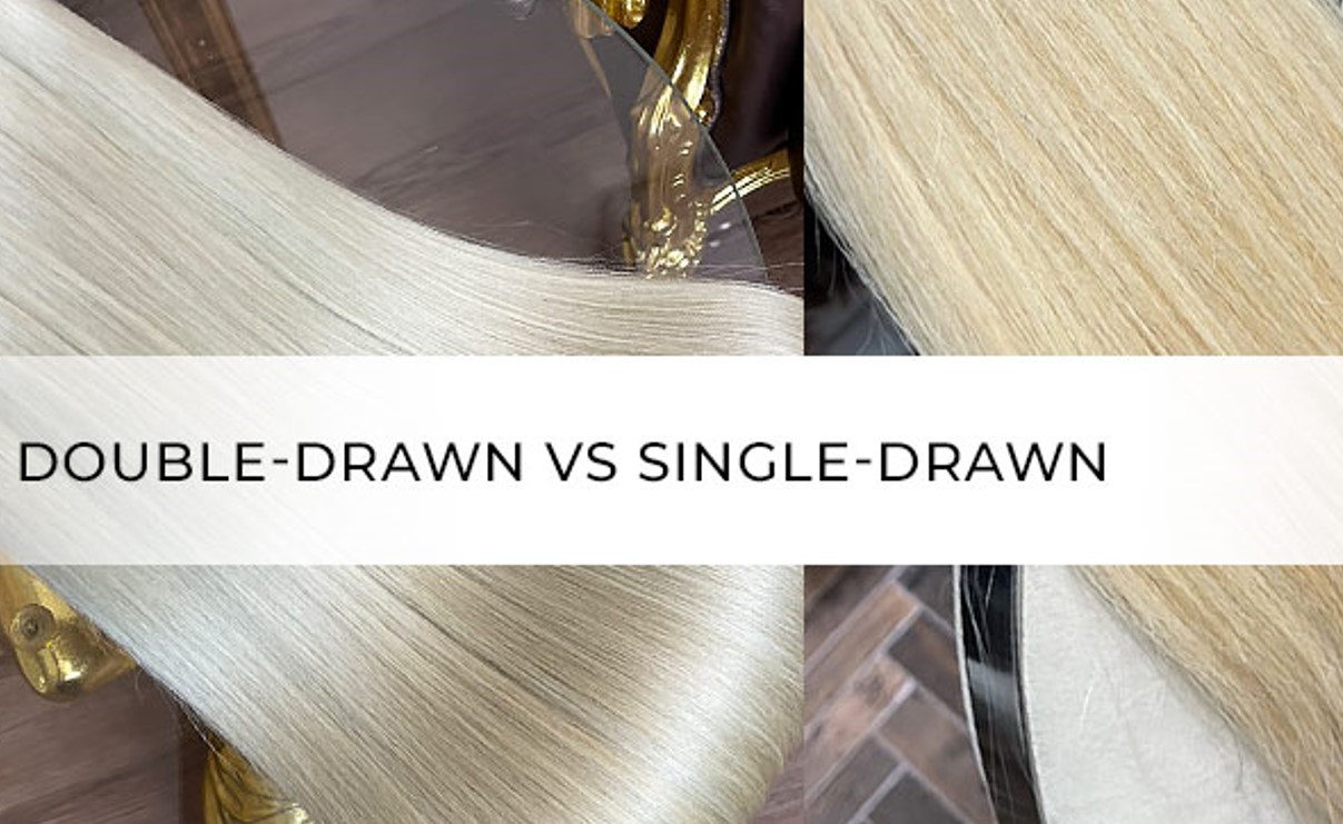 Comparing Single-Drawn and Double-Drawn Hair Extensions: A Distinctive ...